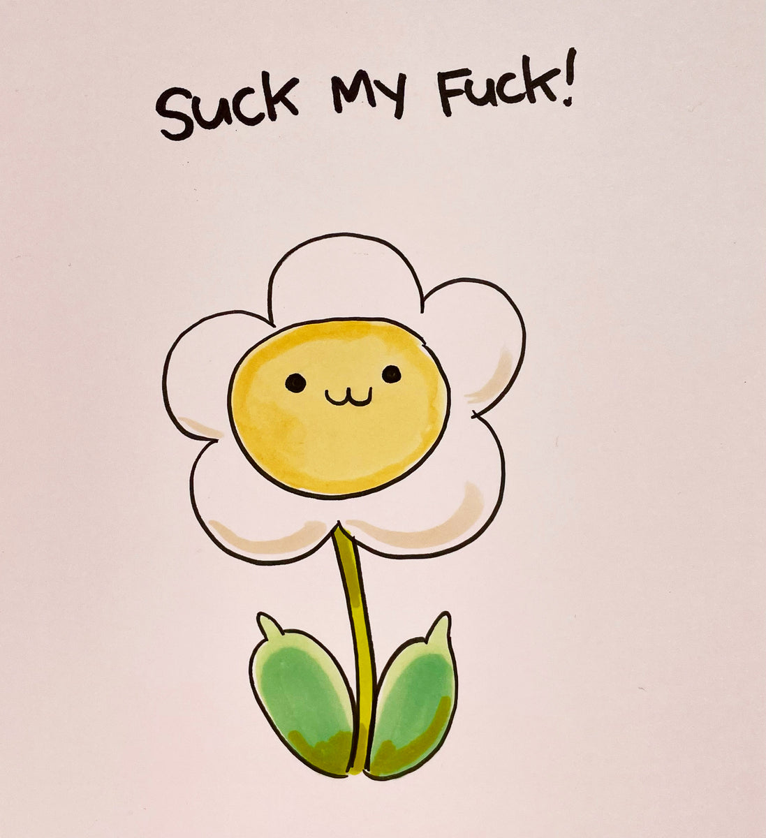 Mini Original ‘Freehand Flower’ Doodle – Never Stay Dead