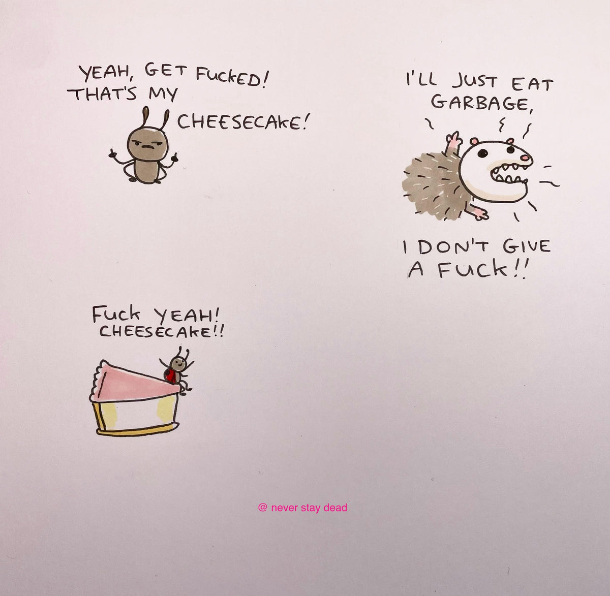 Original ‘Storyboard Art’ A4 – Never Stay Dead