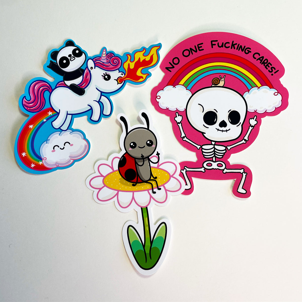 Sticker Pack (Includes 3 Stickers) – Never Stay Dead