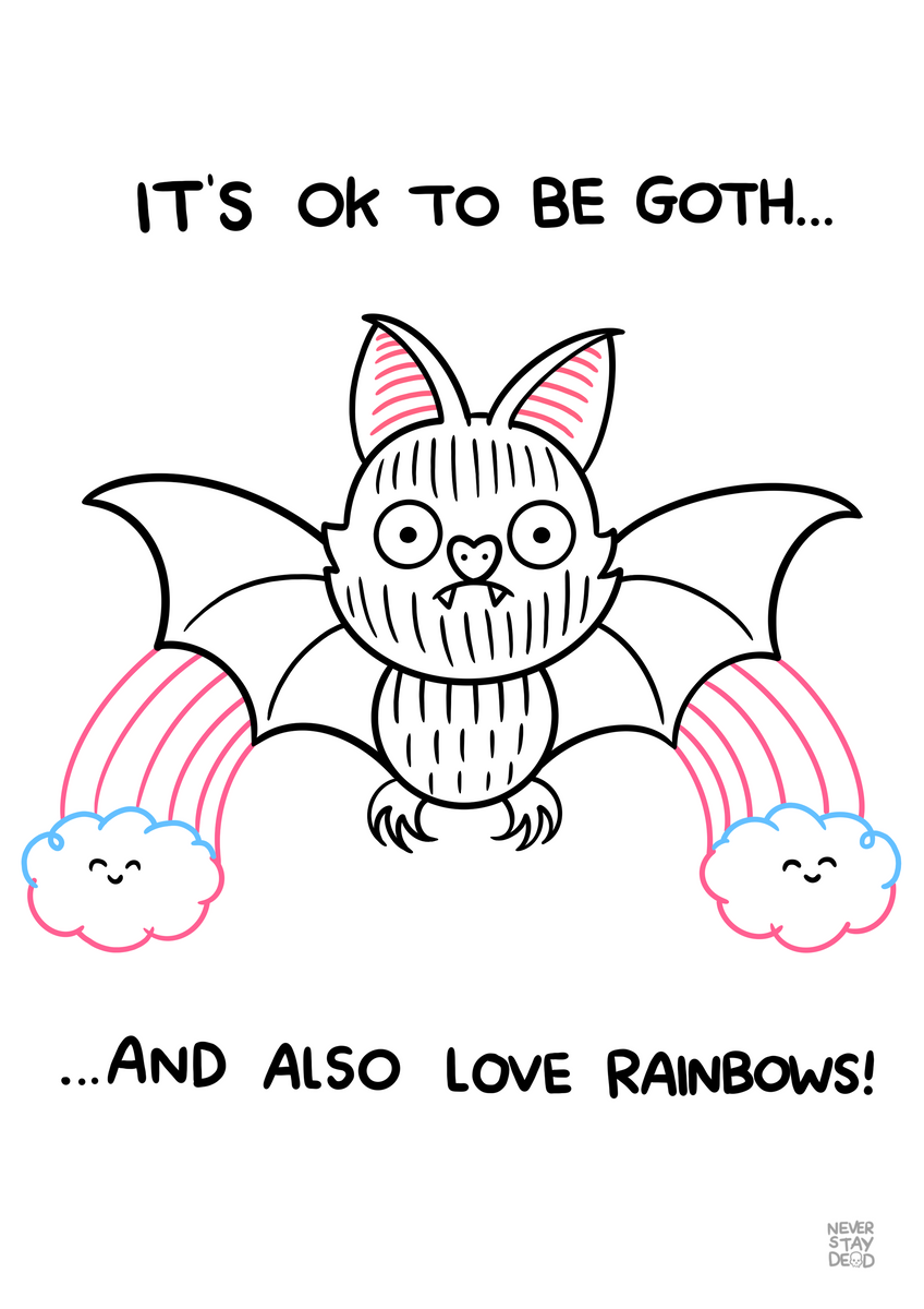‘Spooky’ Colouring Book – Never Stay Dead